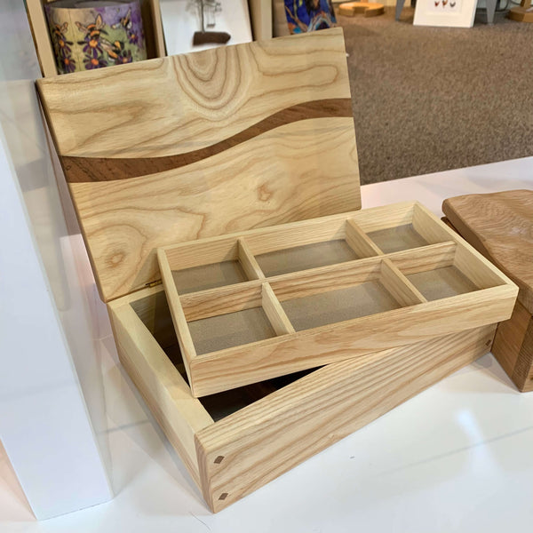 Wooden Wave Boxes | Homeware | Ferrers Gallery
